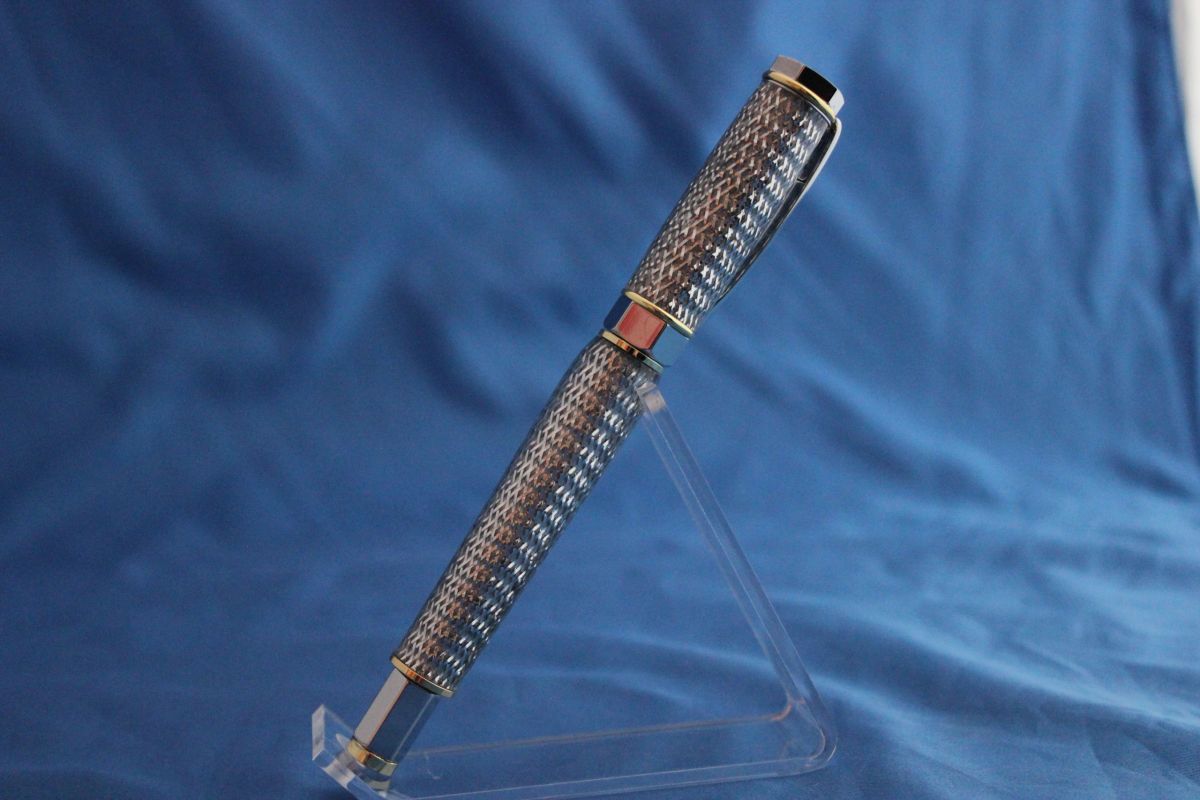 Carbon Fiber - Silver Custom Pen